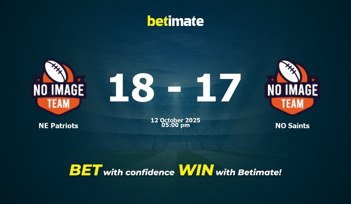 NE Patriots vs NO Saints American Football Prediction, Odds & Betting ...