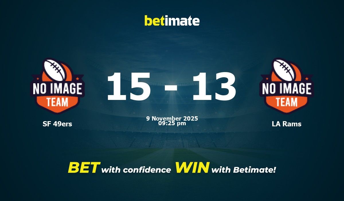 SF 49ers vs LA Rams American Football Prediction, Odds & Betting Tips ...