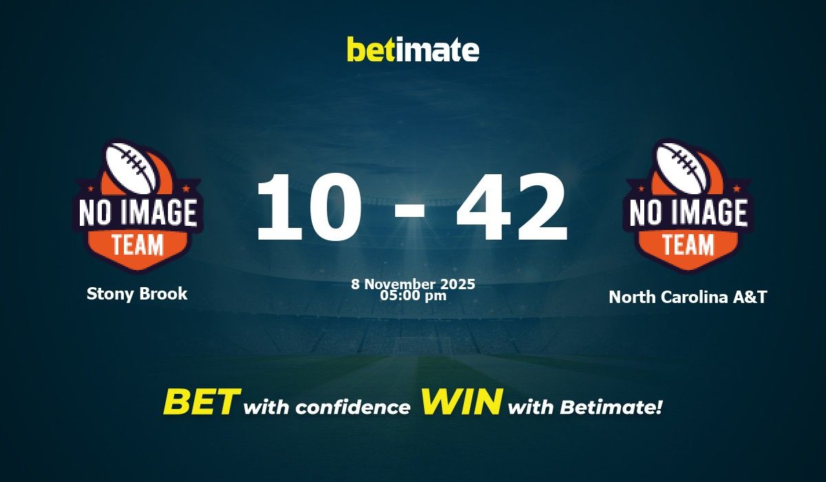 Stony Brook vs North Carolina A&T American Football Prediction, Odds ...