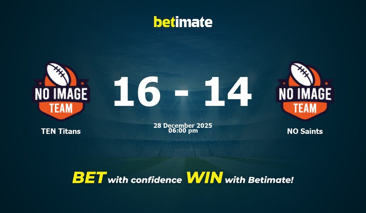 TEN Titans vs NO Saints American Football Prediction, Odds & Betting ...
