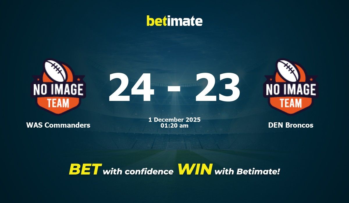 WAS Commanders vs DEN Broncos American Football Prediction, Odds ...