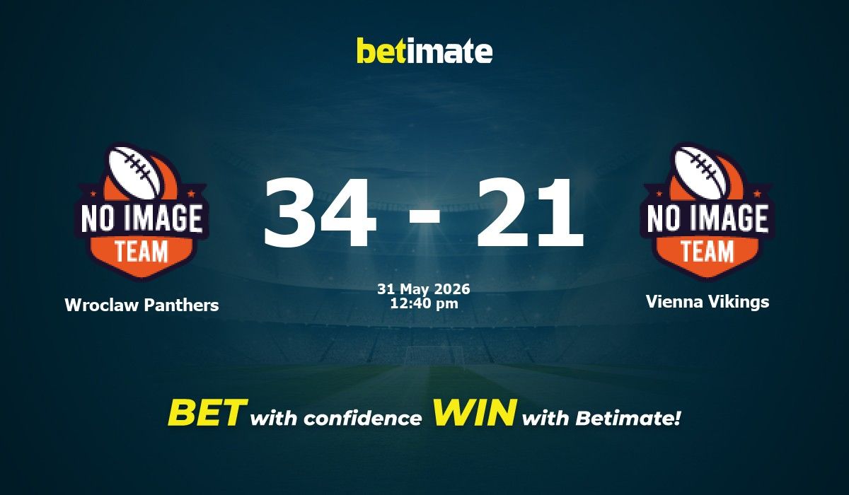 Wroclaw Panthers vs Vienna Vikings American Football Prediction, Odds ...