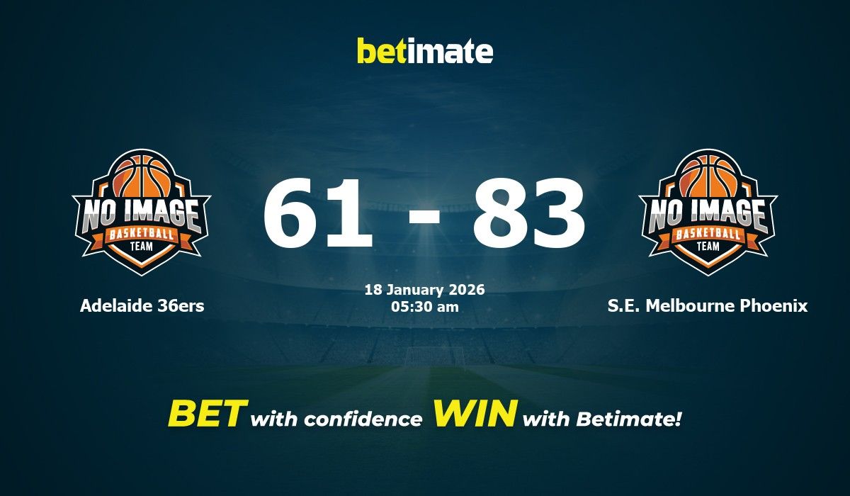 Adelaide 36ers vs S.E. Melbourne Phoenix Basketball Prediction, Odds ...