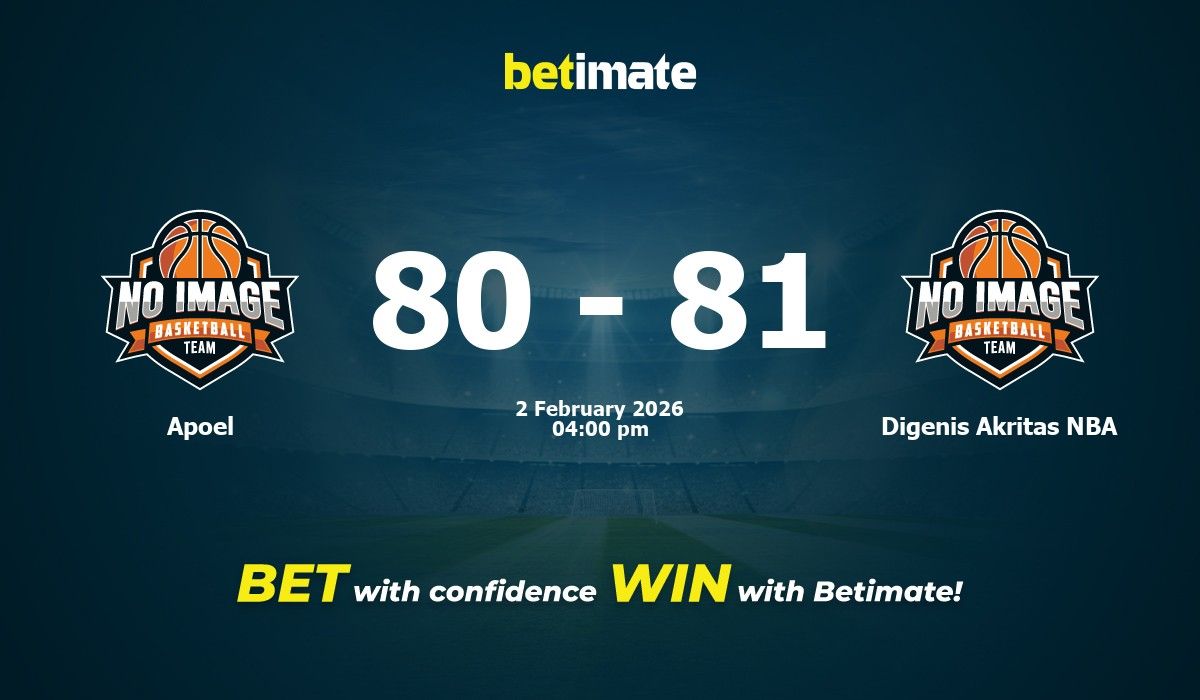 Apoel vs Digenis Akritas NBA Basketball Prediction, Odds & Betting Tips ...