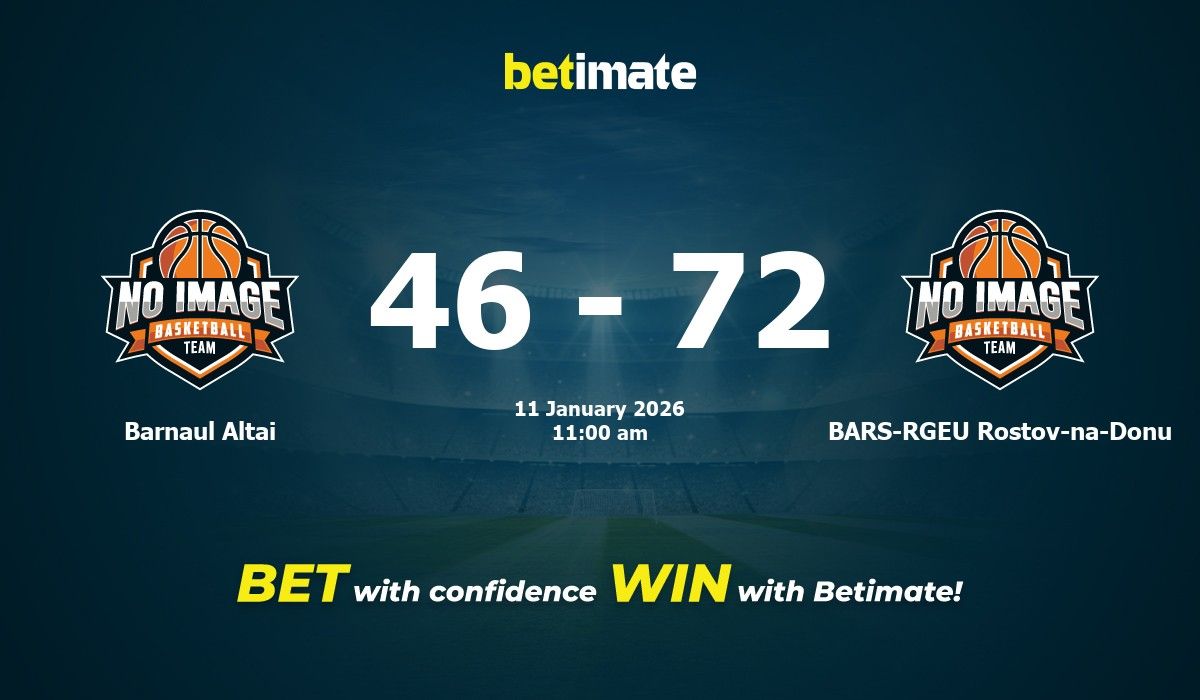 Barnaul Altai vs BARS-RGEU Rostov-na-Donu Basketball Prediction, Odds ...