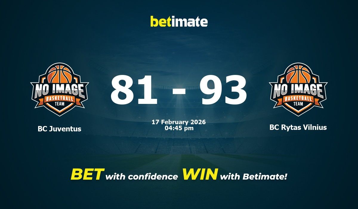 BC Juventus vs BC Rytas Vilnius Basketball Prediction, Odds & Betting ...