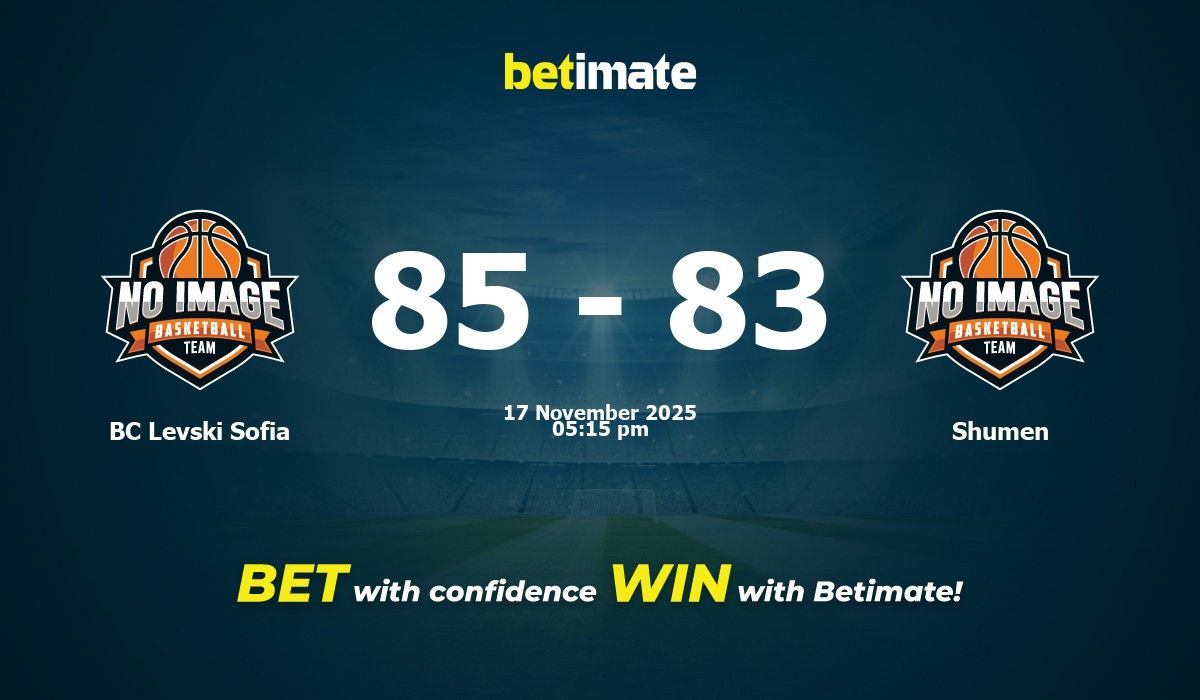 BC Levski Sofia vs Shumen Basketball Prediction, Odds & Betting Tips 11 ...