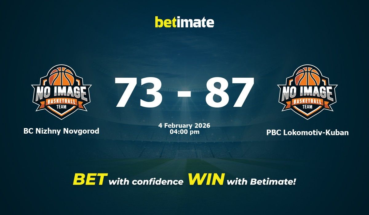 BC Nizhny Novgorod vs PBC Lokomotiv-Kuban Basketball Prediction, Odds ...