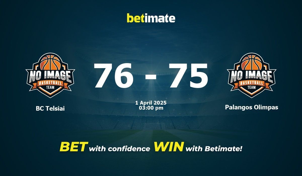 BC Telsiai vs Palangos Olimpas Basketball Prediction, Odds & Betting ...