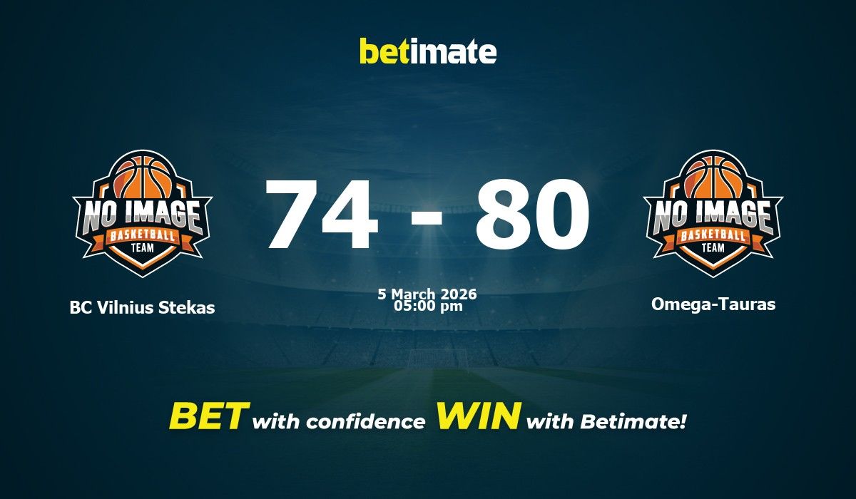 BC Vilnius Stekas vs Omega-Tauras Basketball Prediction, Odds & Betting ...