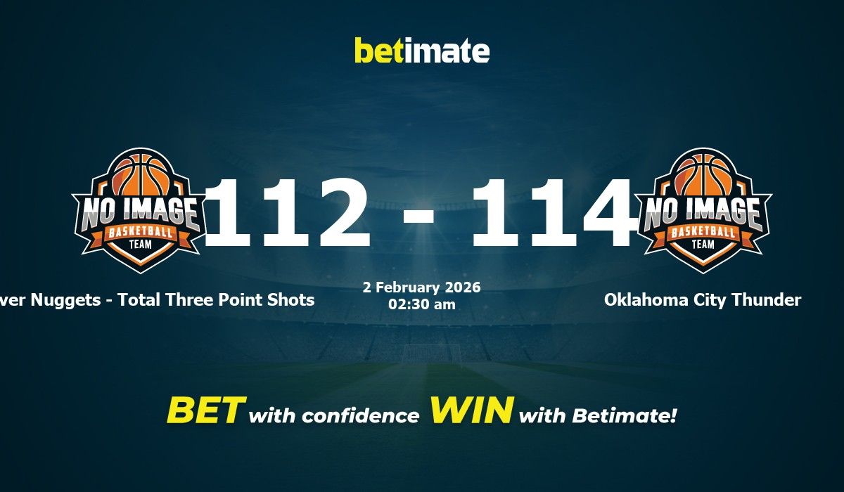 Denver Nuggets - Total Three Point Shots vs Oklahoma City Thunder ...