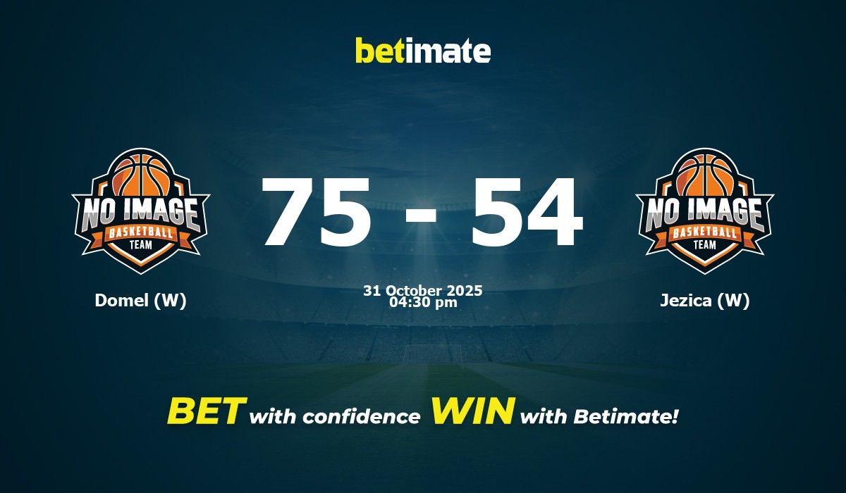 Domel (W) vs Jezica (W) Basketball Prediction, Odds & Betting Tips 10 ...