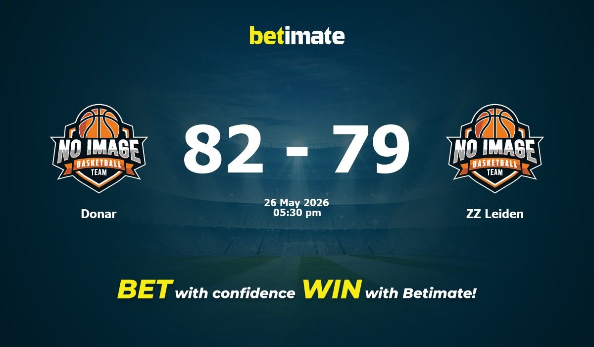 Donar vs ZZ Leiden Basketball Prediction, Odds & Betting Tips 05/26/2026