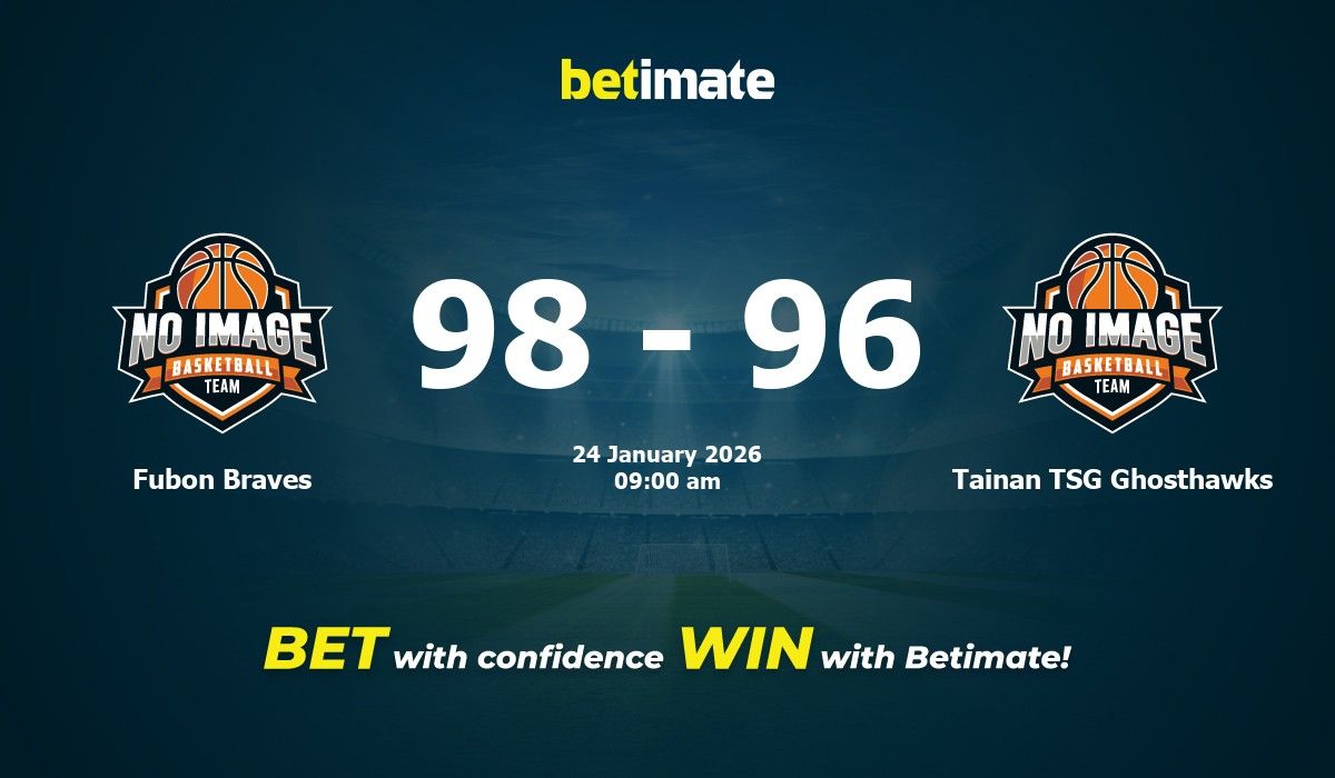 Fubon Braves vs Tainan TSG Ghosthawks Basketball Prediction, Odds ...