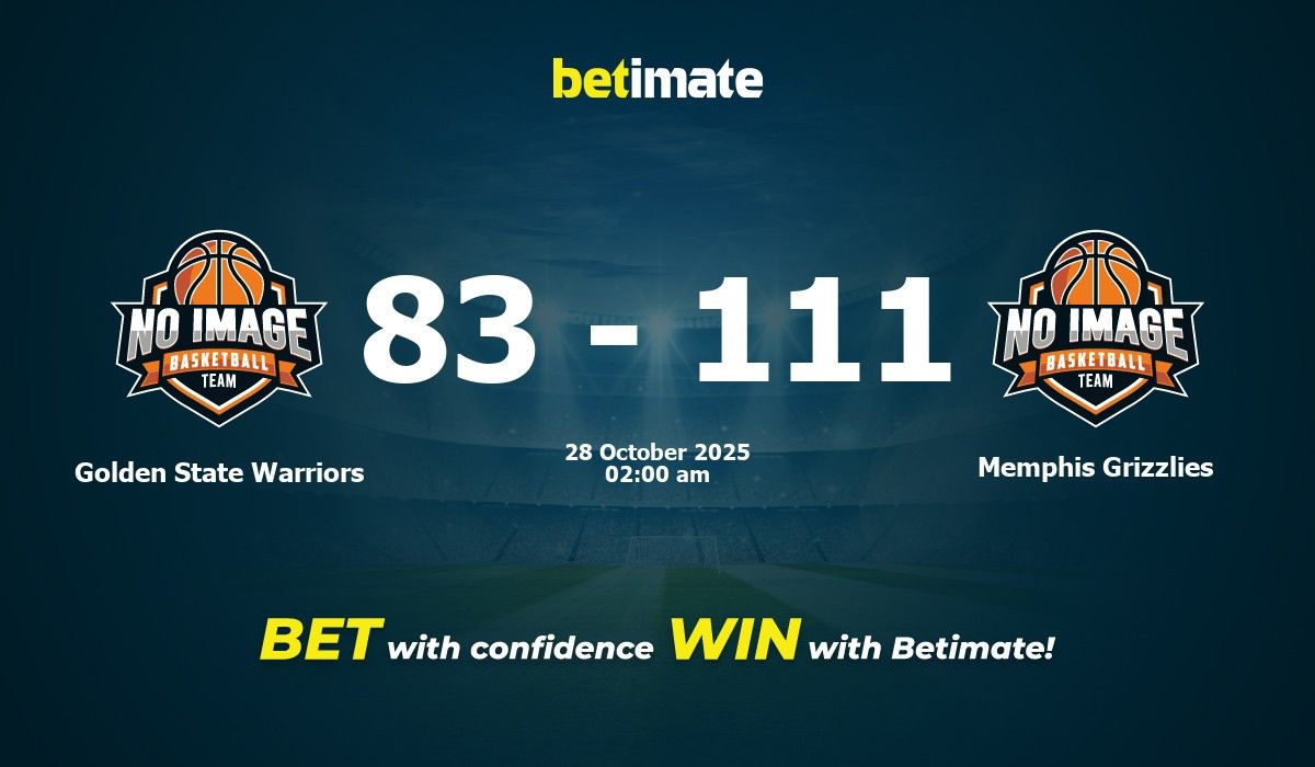 Golden State Warriors vs Memphis Grizzlies Basketball Prediction, Odds ...