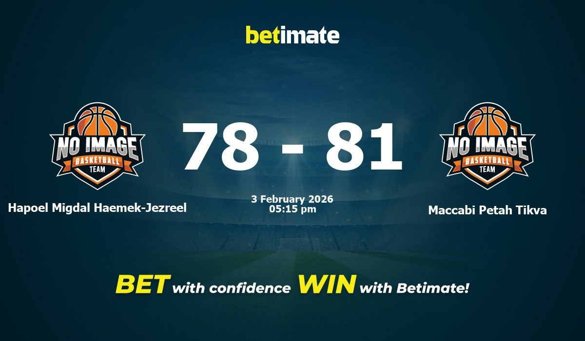 Hapoel Migdal Haemek-Jezreel vs Maccabi Petah Tikva Basketball ...