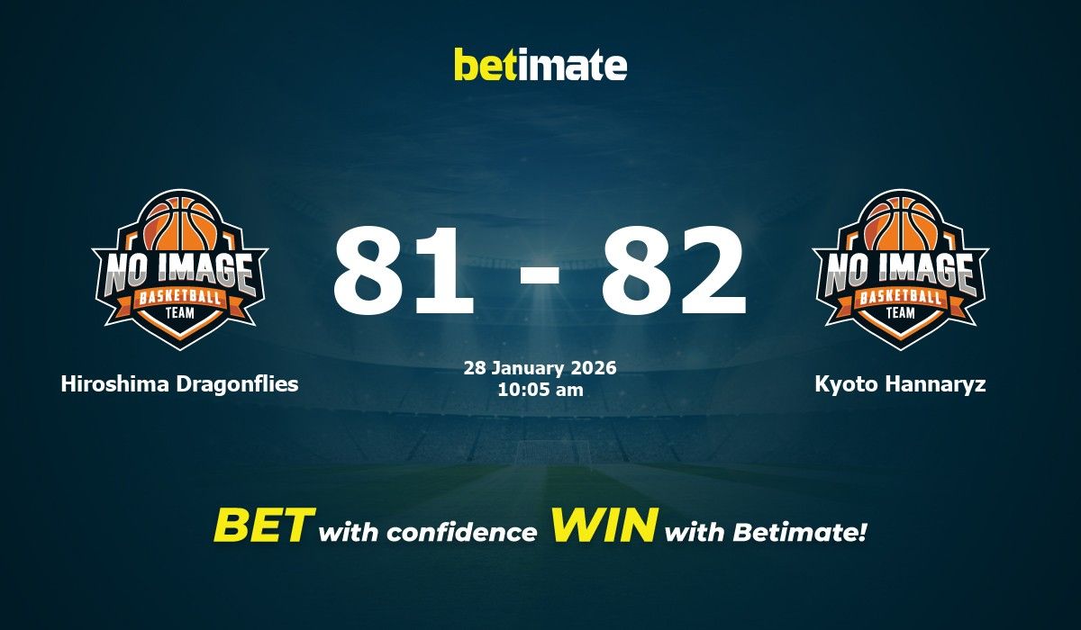 Hiroshima Dragonflies vs Kyoto Hannaryz Basketball Prediction, Odds ...