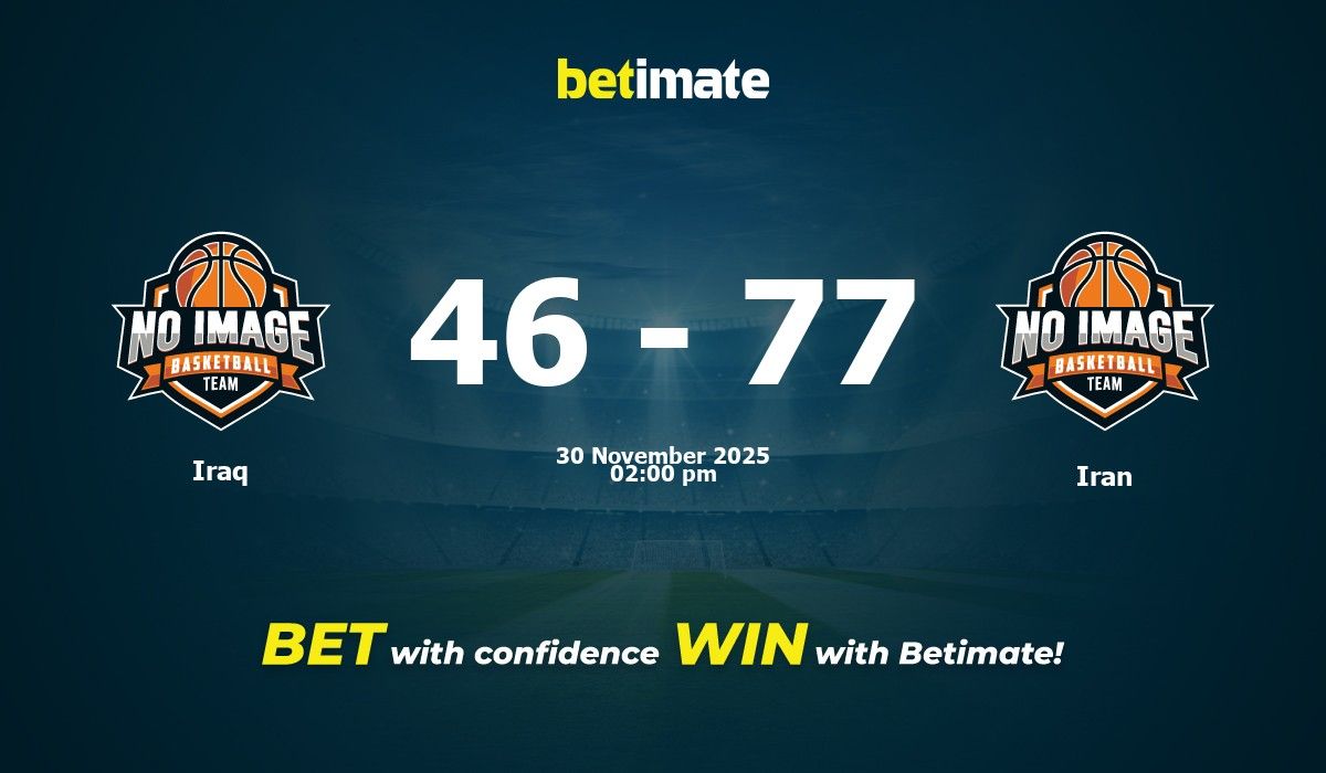 Iraq vs Iran Basketball Prediction, Odds & Betting Tips 11/30/2025