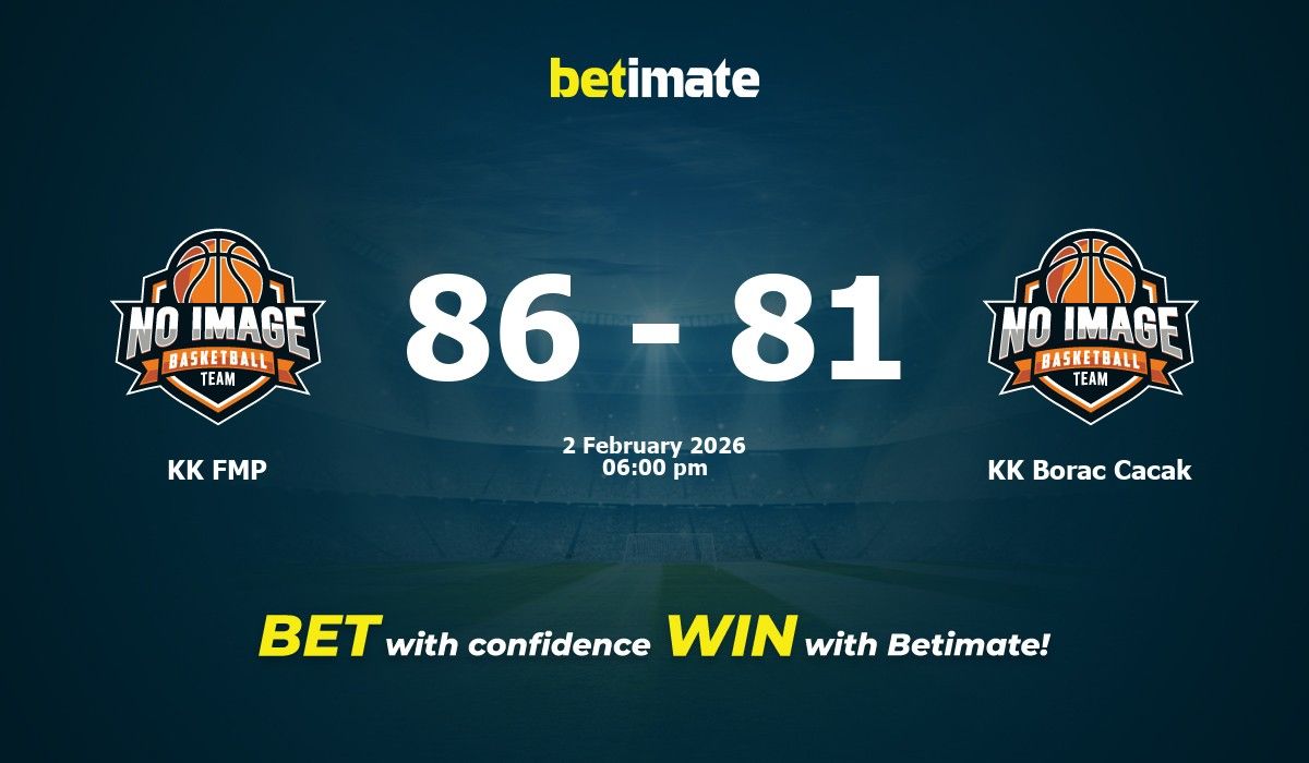 KK FMP vs KK Borac Cacak Basketball Prediction, Odds & Betting Tips 02 ...