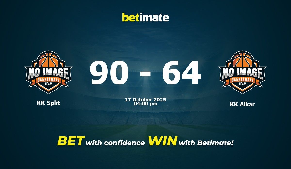 KK Split vs KK Alkar Basketball Prediction, Odds & Betting Tips 10/17/2025