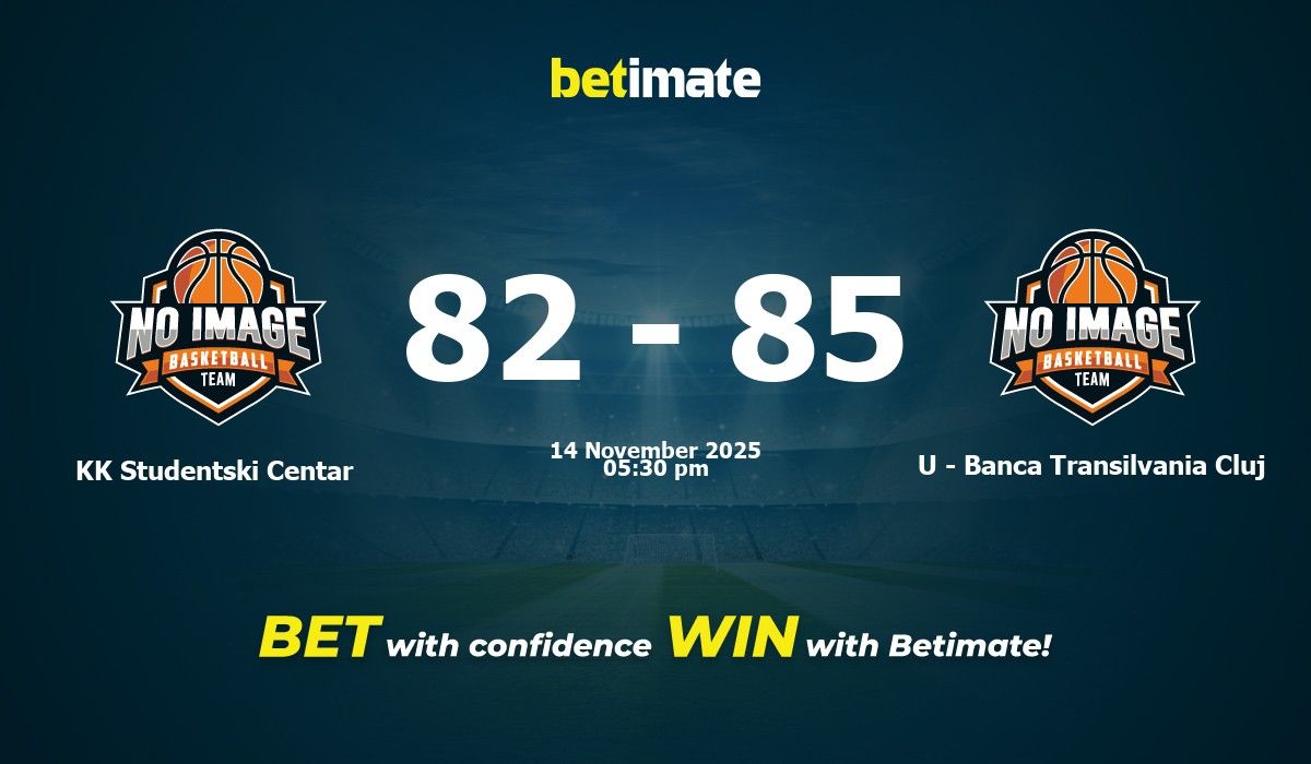 KK Studentski Centar vs U - Banca Transilvania Cluj Basketball Prediction, Odds & Betting Tips ...