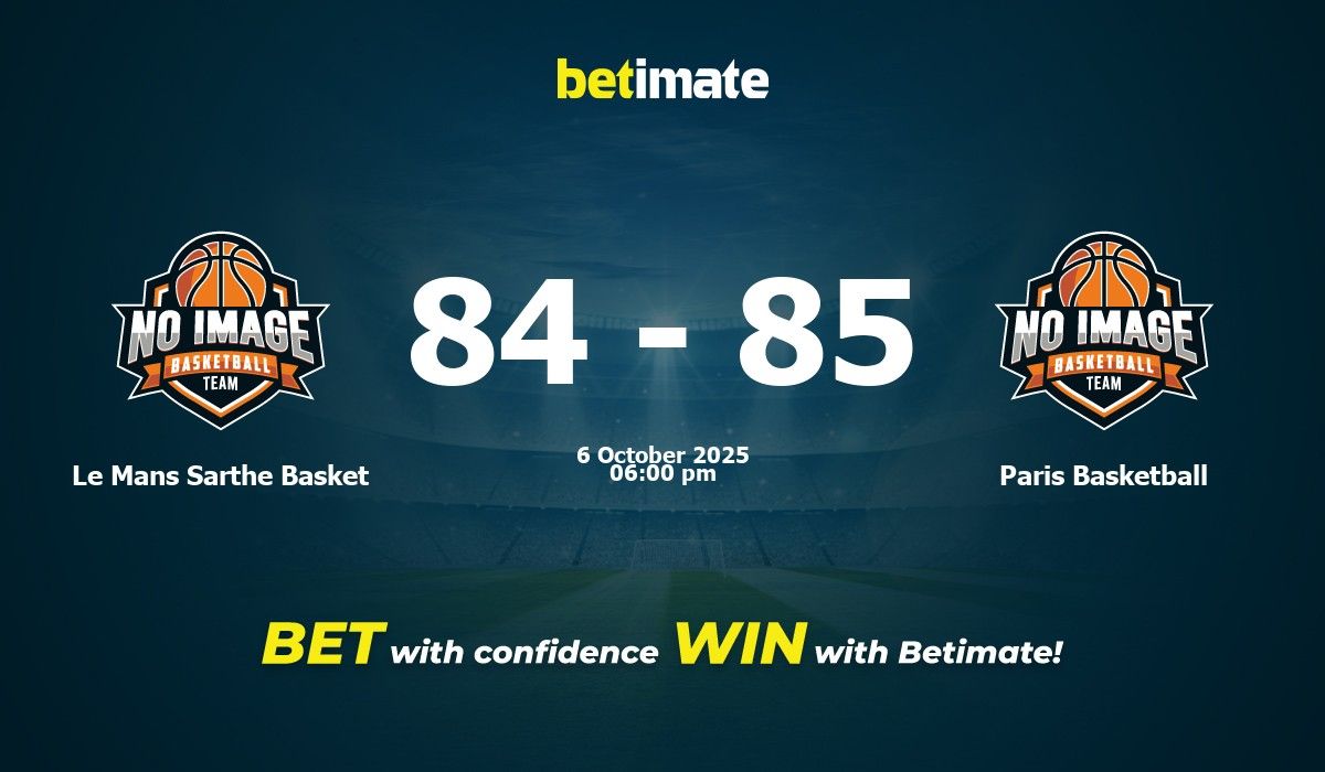 Le Mans Sarthe Basket vs Paris Basketball Basketball Prediction, Odds ...