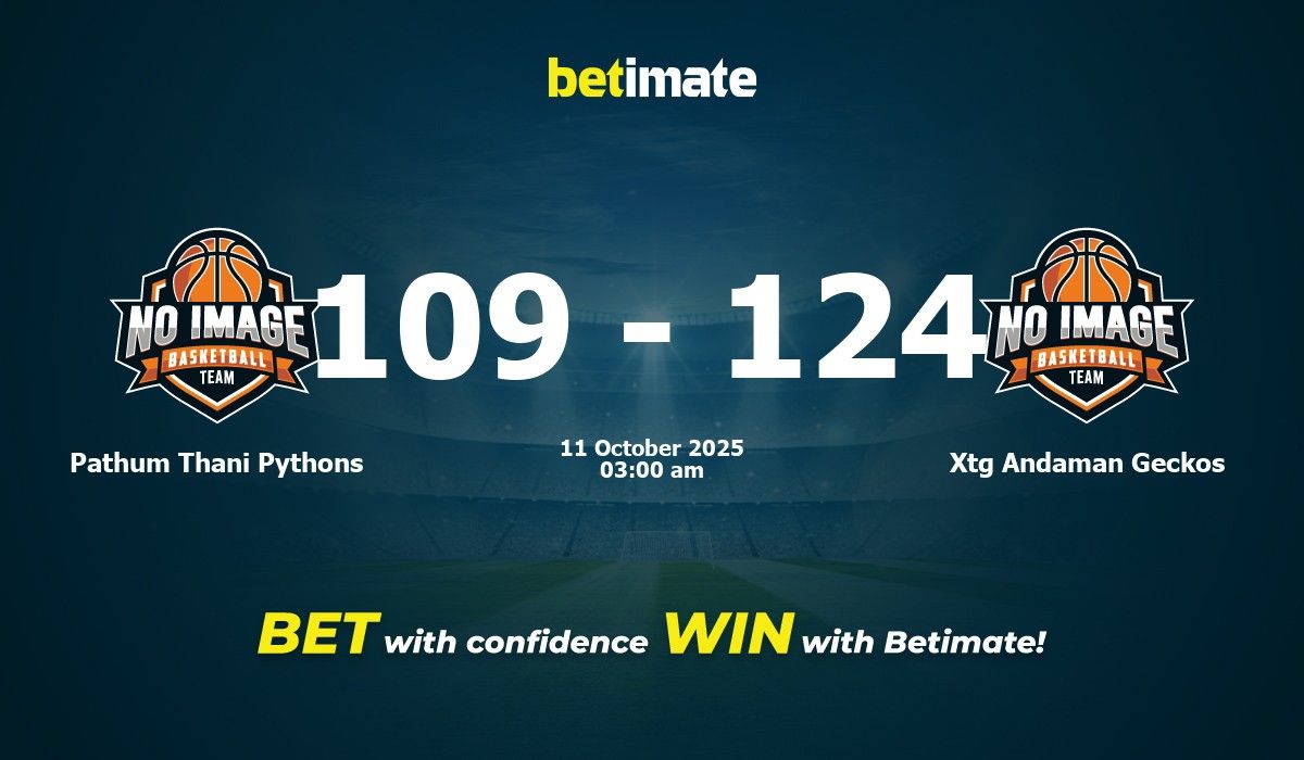 Pathum Thani Pythons vs Xtg Andaman Geckos Basketball Prediction, Odds & Betting Tips 10/11/2025