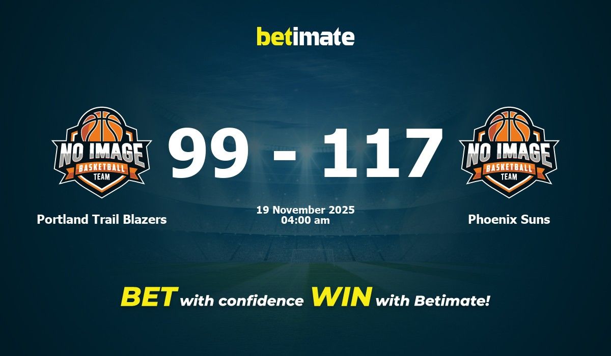 Portland Trail Blazers vs Phoenix Suns Basketball Prediction, Odds ...