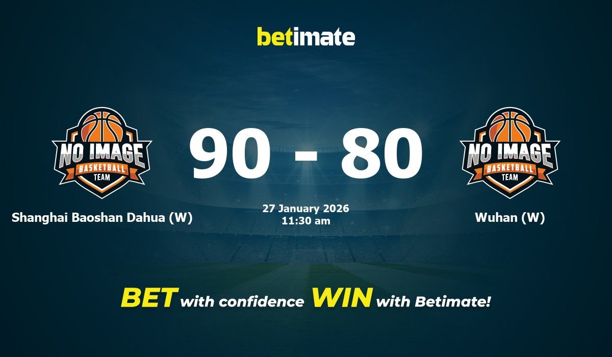 Shanghai Baoshan Dahua (W) vs Wuhan (W) Basketball Prediction, Odds ...