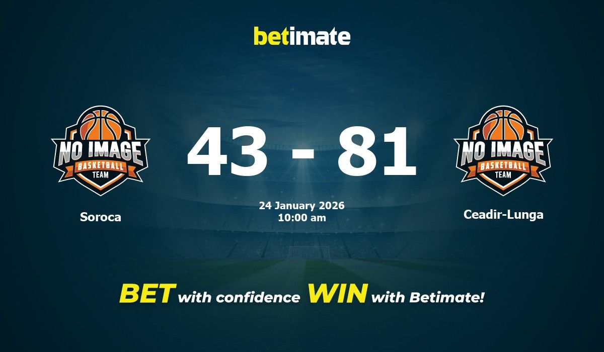 Soroca vs Ceadir-Lunga Basketball Prediction, Odds & Betting Tips 01/24 ...