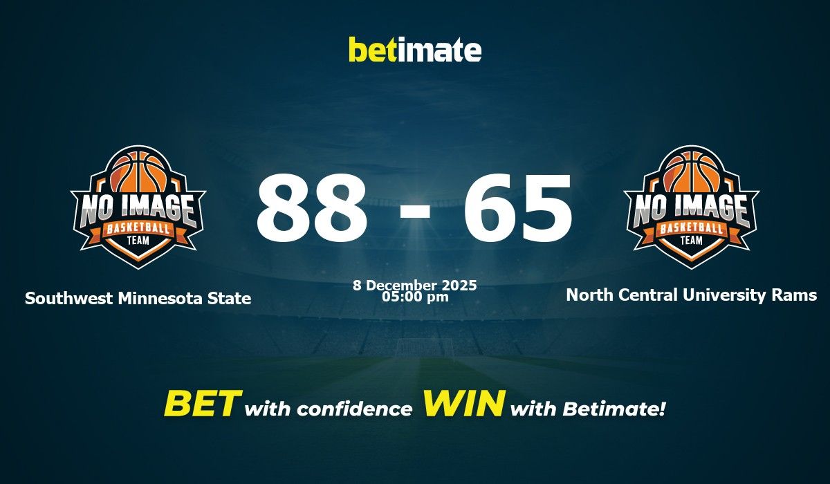 Southwest Minnesota State vs North Central University Rams Basketball ...