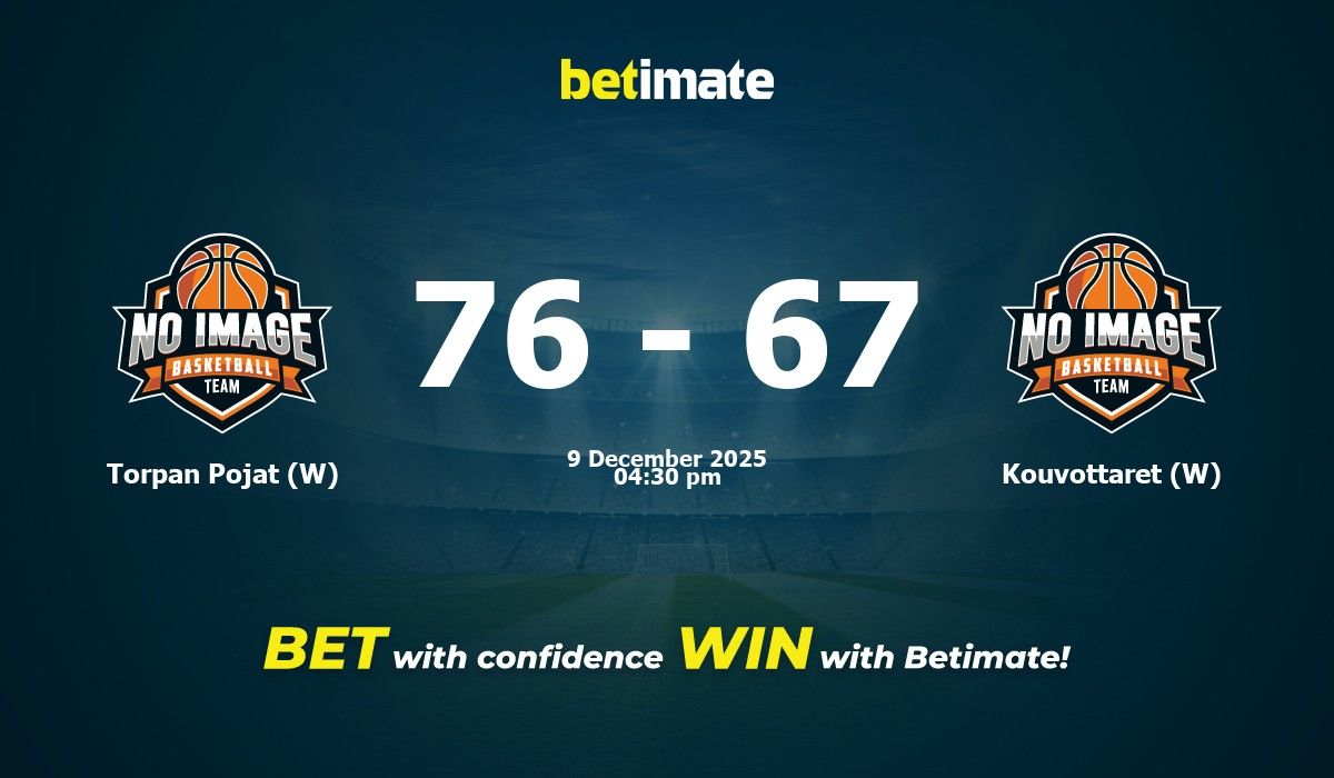 Torpan Pojat (W) vs Kouvottaret (W) Basketball Prediction, Odds ...