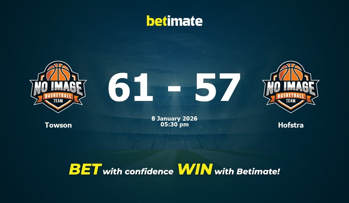 Towson vs Hofstra Basketball Prediction, Odds & Betting Tips 01/08/2026