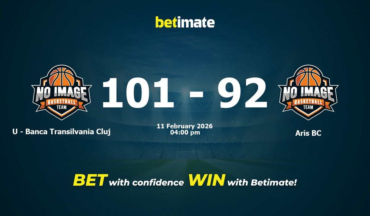 U - Banca Transilvania Cluj vs Aris BC Basketball Prediction, Odds ...