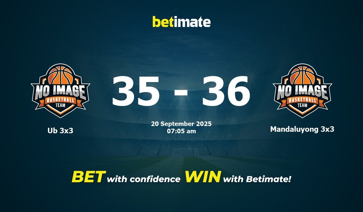 Ub 3x3 vs Mandaluyong 3x3 Basketball Prediction, Odds & Betting Tips 09 ...