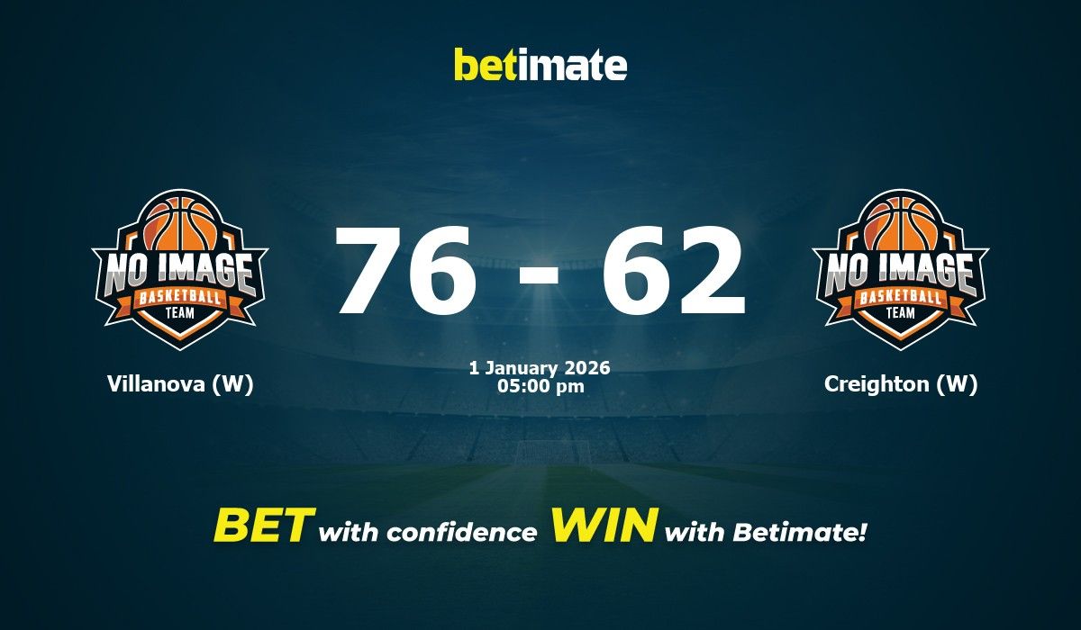 Villanova (W) vs Creighton (W) Basketball Prediction, Odds & Betting ...