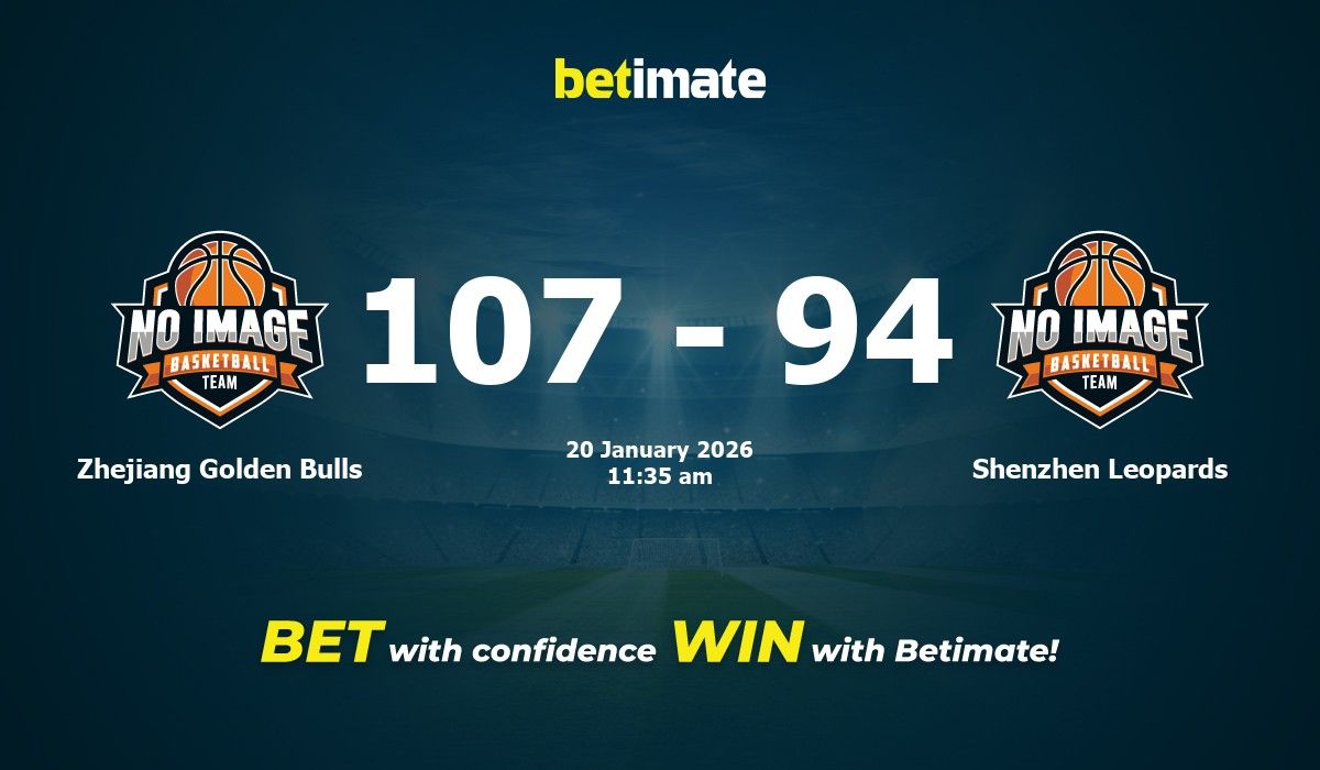 Zhejiang Golden Bulls vs Shenzhen Leopards Basketball Prediction, Odds ...
