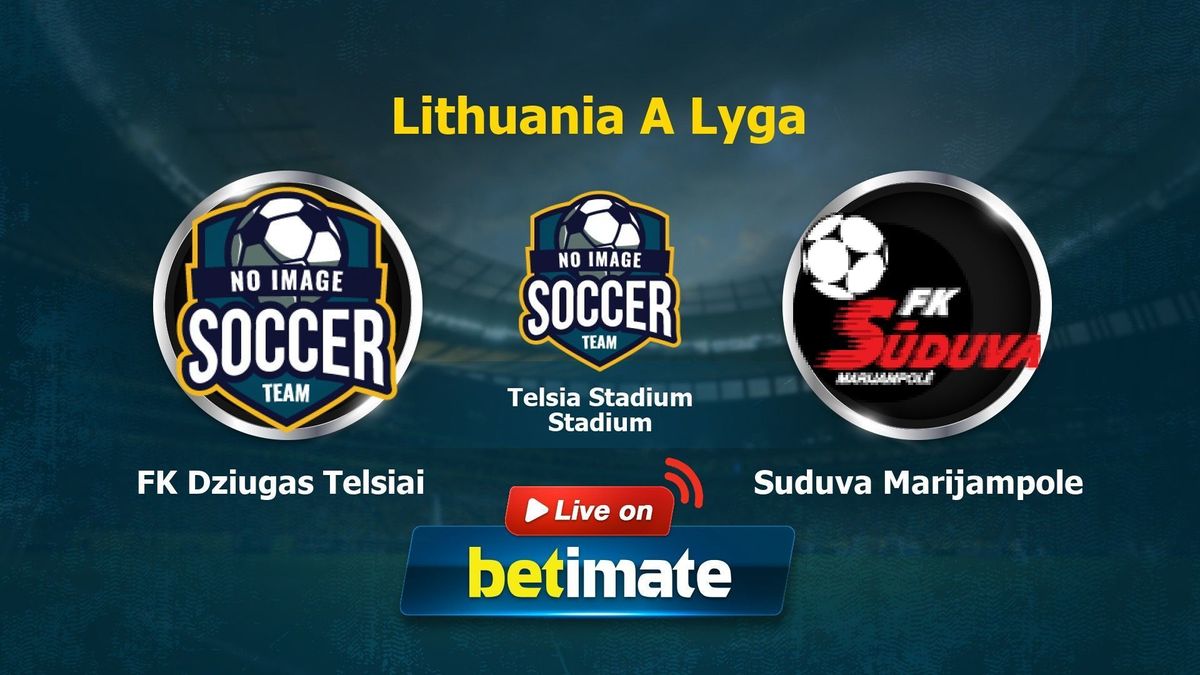 FK Dziugas Telsiai vs Suduva Marijampole Direct commenté & résultats, 29/07/2023(Lithuania A Lyga)