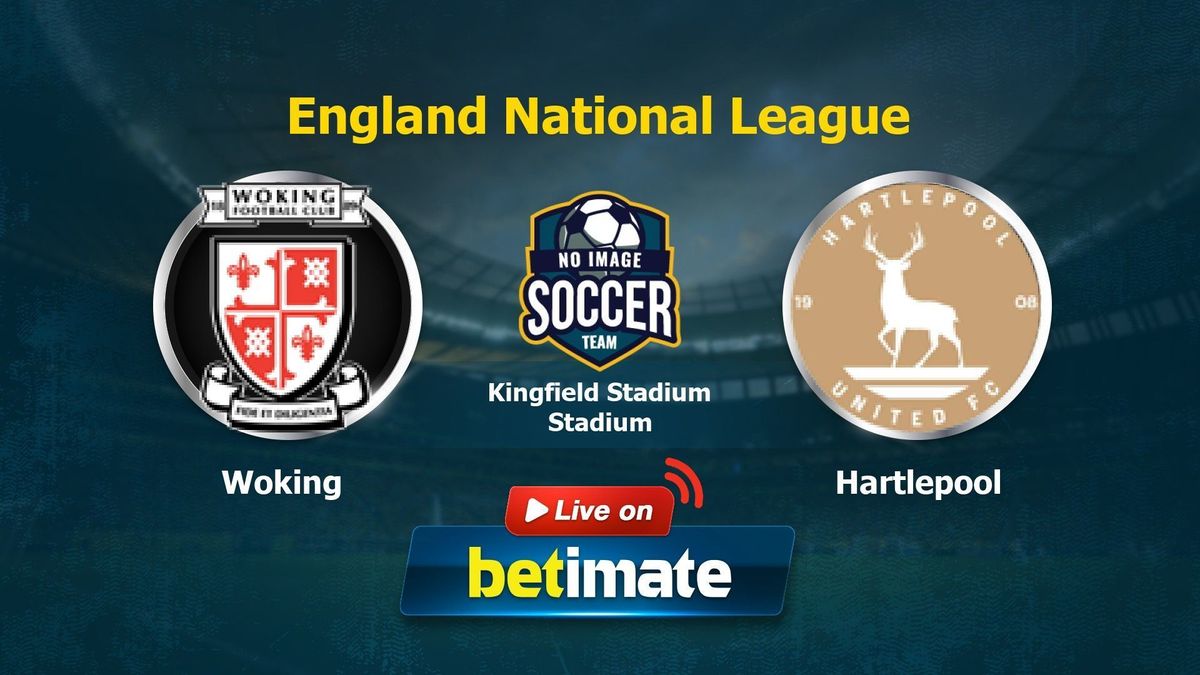 Woking vs Hartlepool Live Commentary & Result, 08/26/2024(England ...