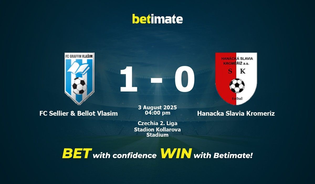 FC Sellier & Bellot Vlasim gegen Hanacka Slavia Kromeriz Vorhersage ...