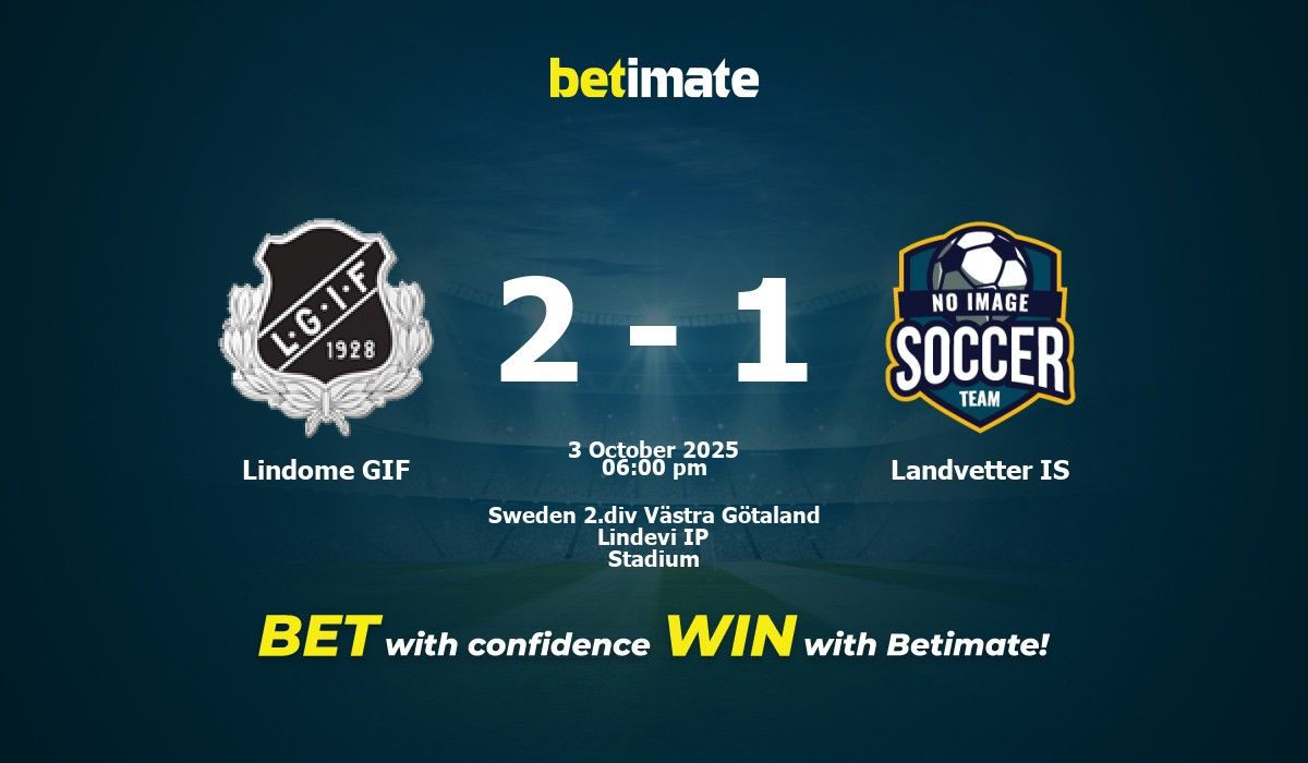 Lindome GIF vs. Landvetter IS Vorhersage, Quoten und Wetttipps 10.03.2025