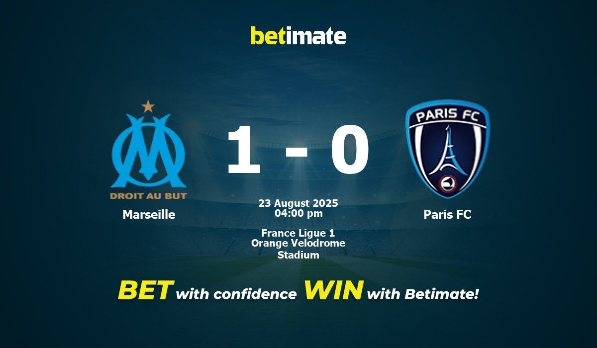 Marseille vs. Paris FC – Vorhersage, Quoten & Wetttipps 23.08.2025