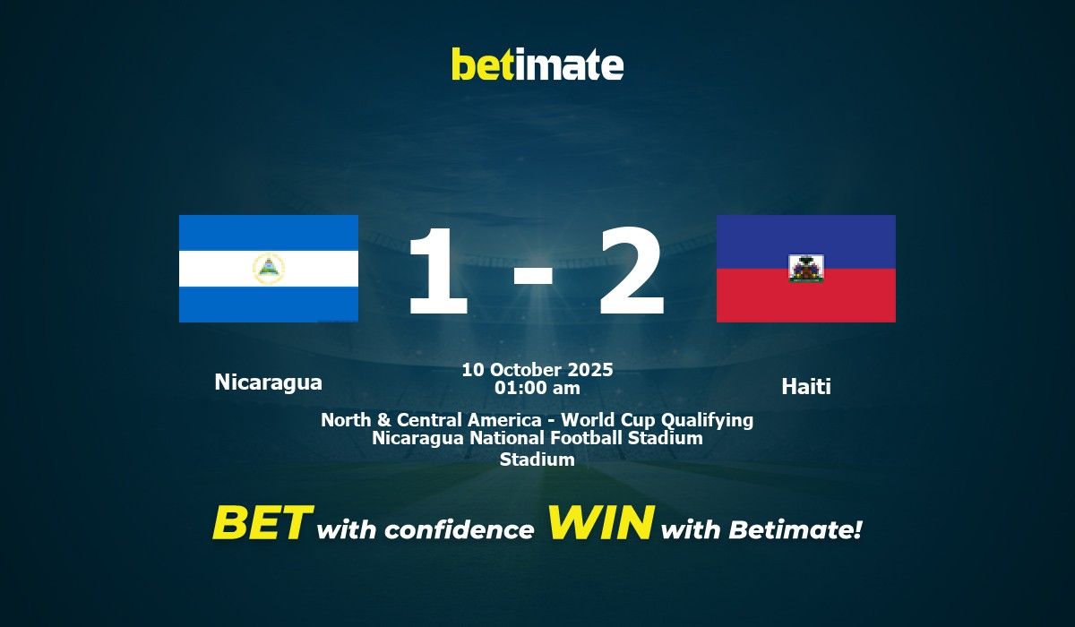 Nicaragua vs. Haiti – Vorhersage, Quoten & Wetttipps 10.10.2025