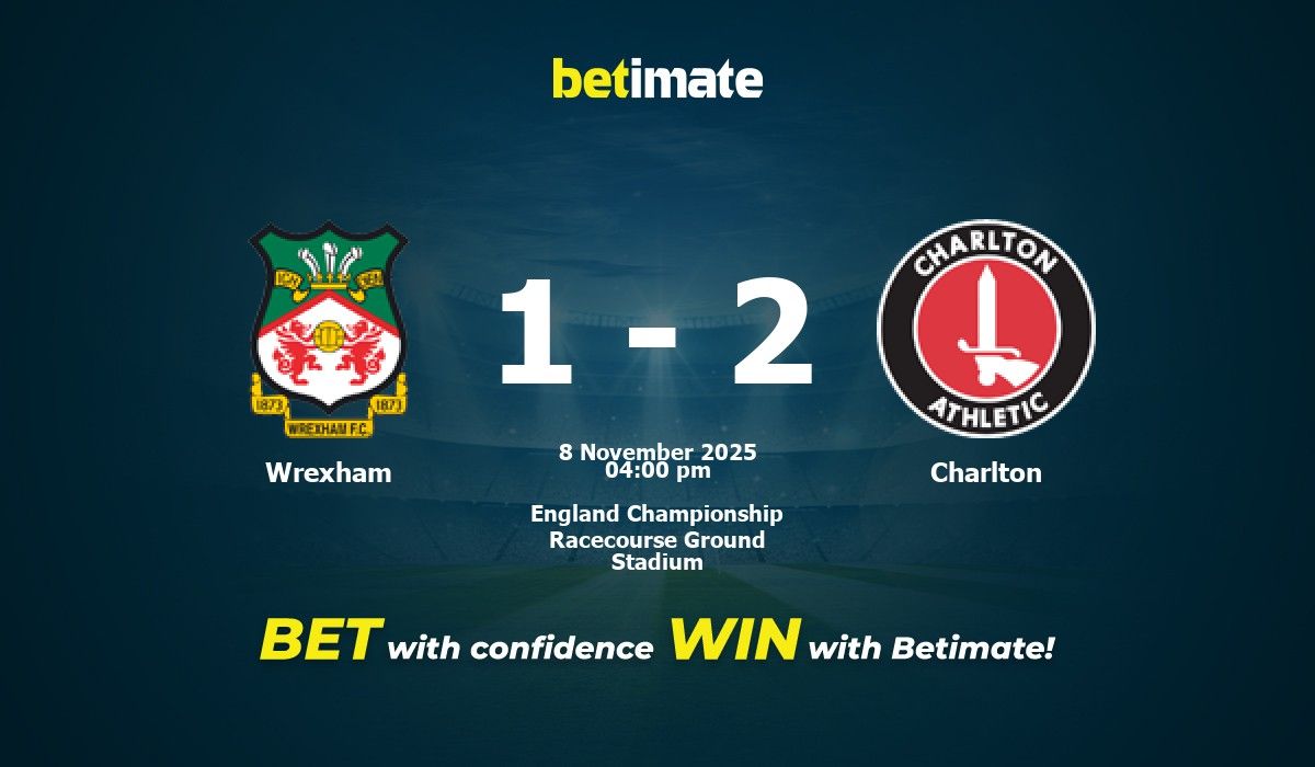 Wrexham gegen Charlton: Prognose, Quoten & Wett-Tipps 11.08.2025