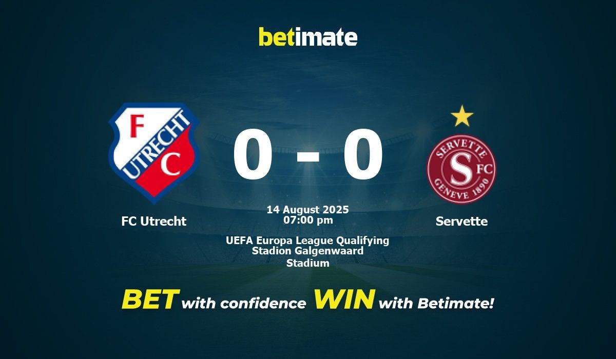FC Utrecht vs Servette Forudsigelse, odds og væddemål 14/08/2025