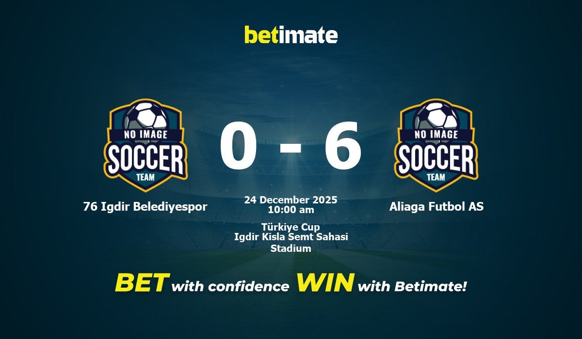 76 Igdir Belediyespor vs Aliaga Futbol AS Prediction, Odds & Betting ...