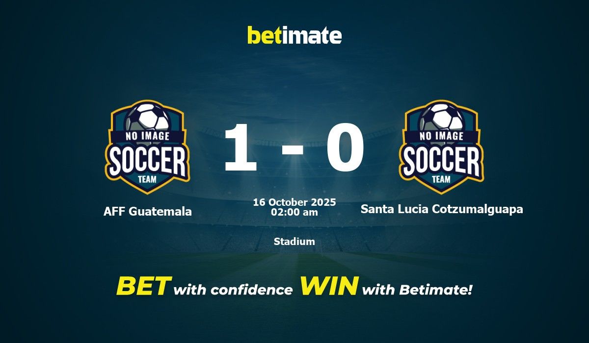 AFF Guatemala vs Santa Lucia Cotzumalguapa Prediction, Odds & Betting ...