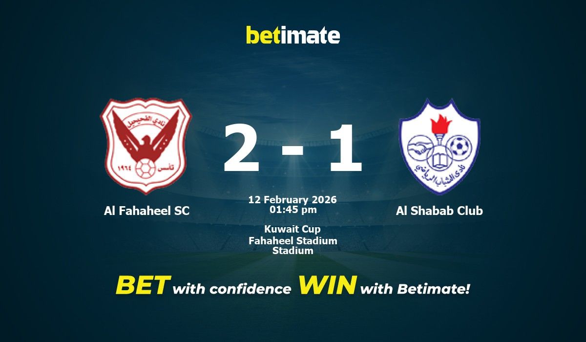 Al Fahaheel SC vs Al Shabab Club Prediction, Odds & Betting Tips 02/12/2026