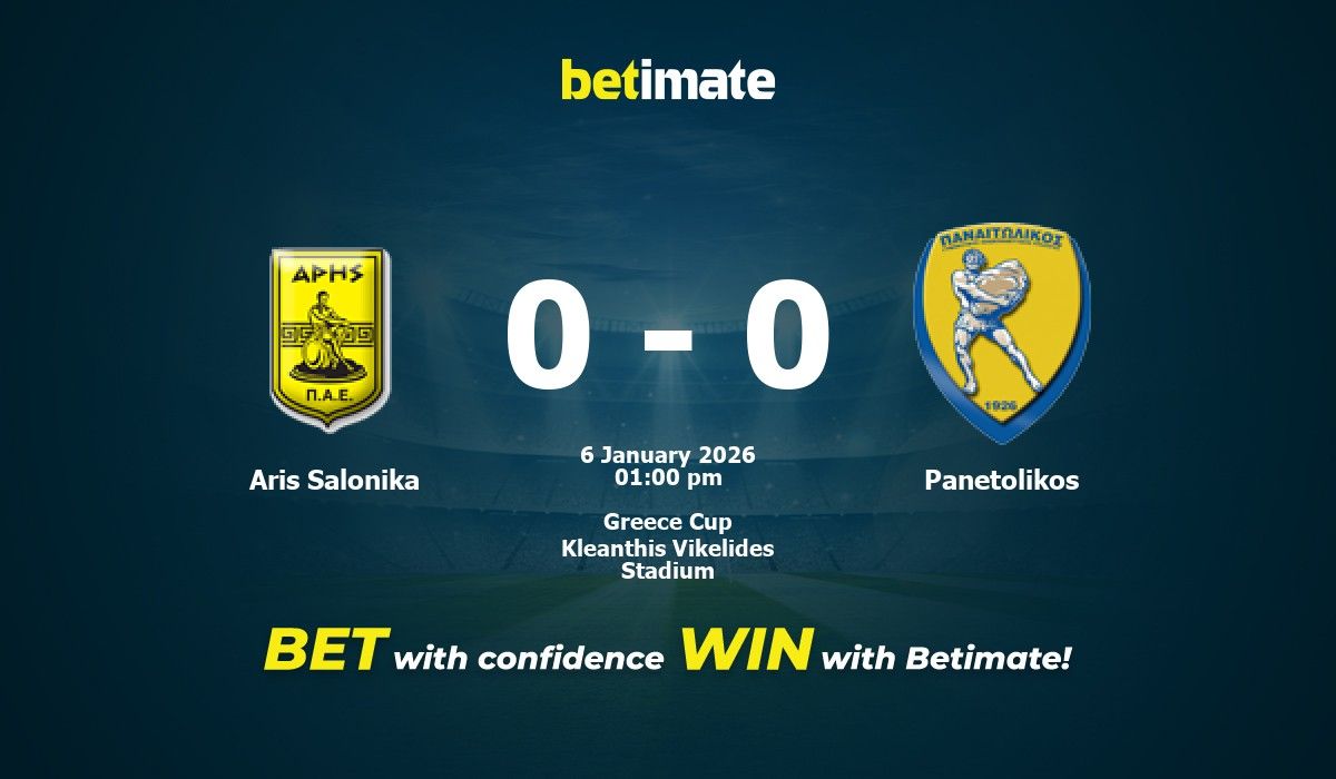 Aris Salonika vs Panetolikos Prediction, Odds & Betting Tips 01/06/2026
