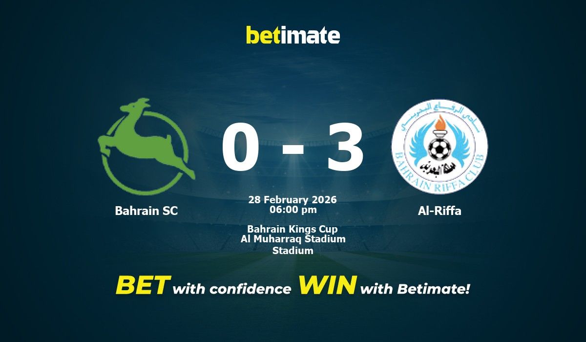 Bahrain SC vs Al-Riffa Prediction, Odds & Betting Tips 02/28/2026